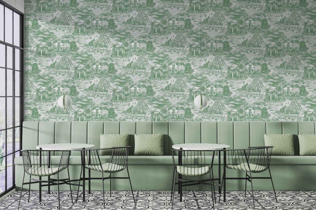 Cape Willow – Green | Cara Saven Wall Design - USA