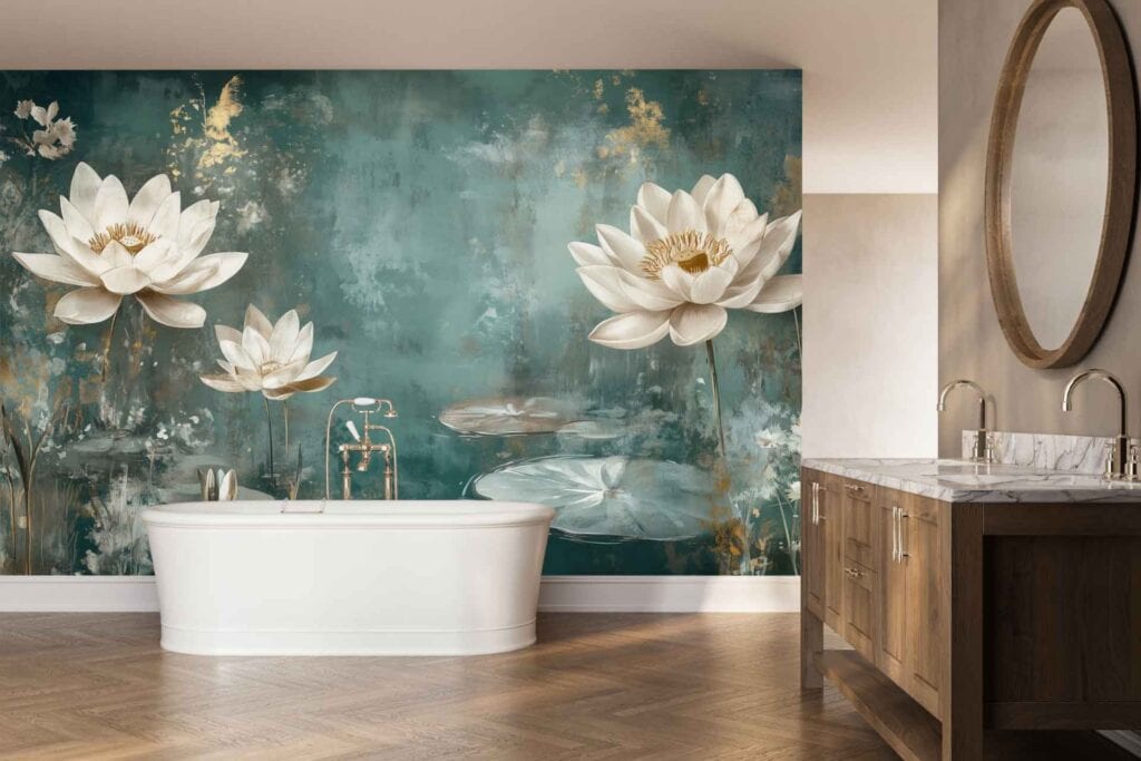 Lady Lotus | Cara Saven Wall Design - USA